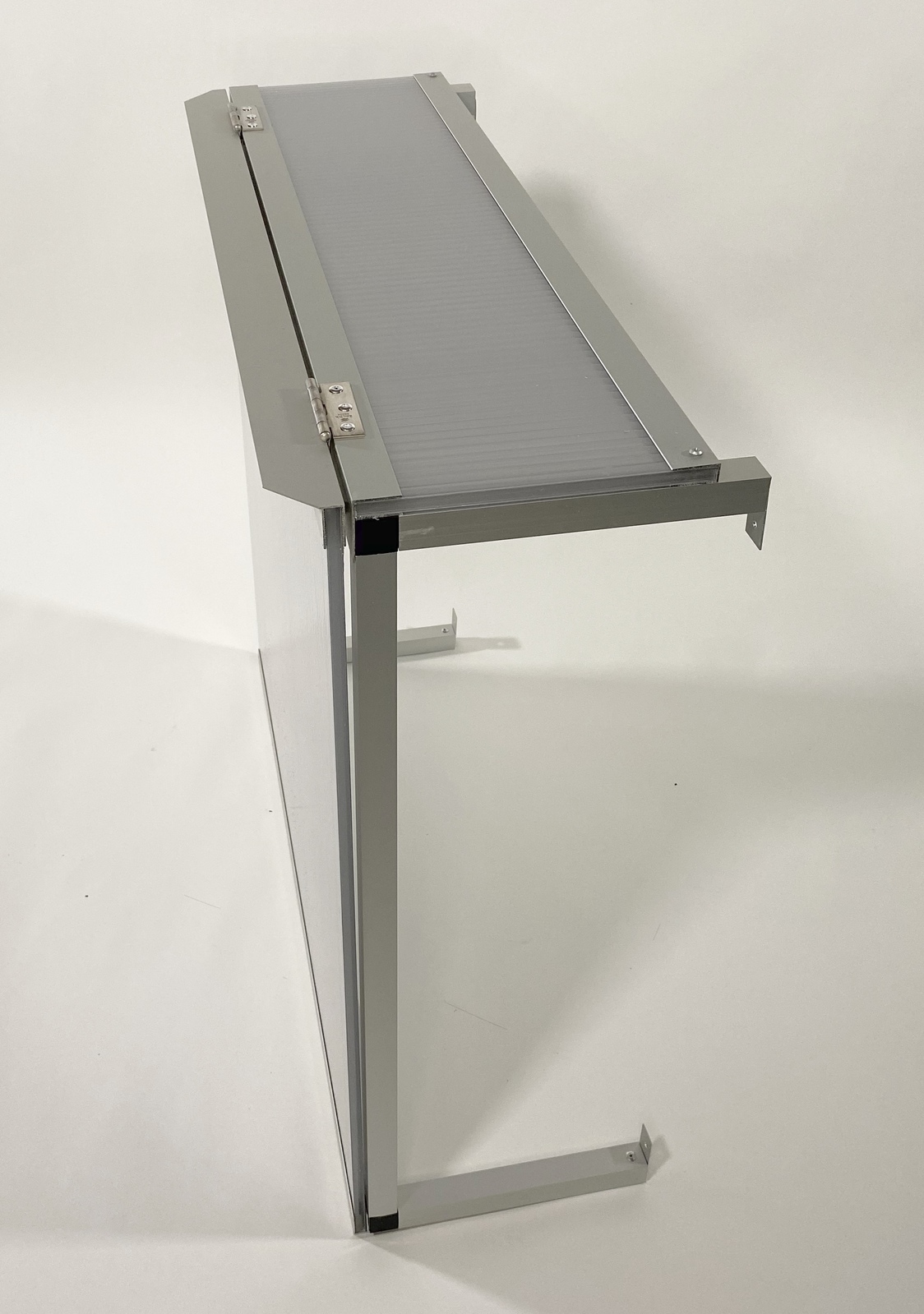 Custom Inverter Cover (Light Grey) 77cm H x 80cm W x 26cm D - Simply Covers