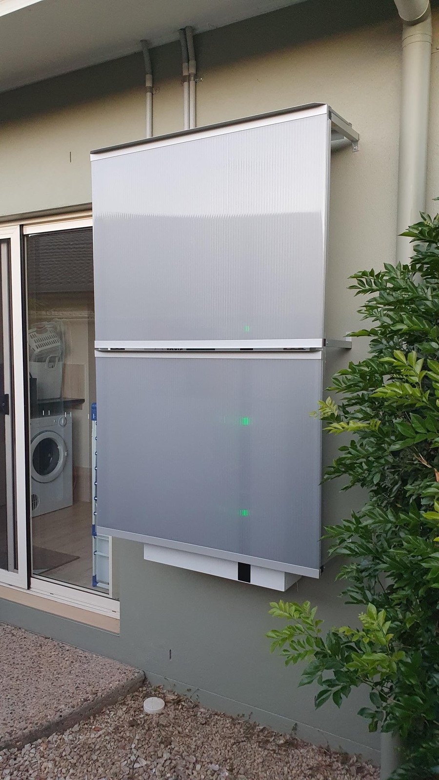 Alpha ESS Smile 5 Battery Cover (Solar Ice White) 2 X 77cm H (155cm) x ...